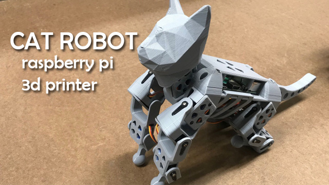 เรียน+เล่น หุ่นยนต์แมวๆกัน สร้างด้วย Raspberry Pi + 3D Printer - DIY of ...