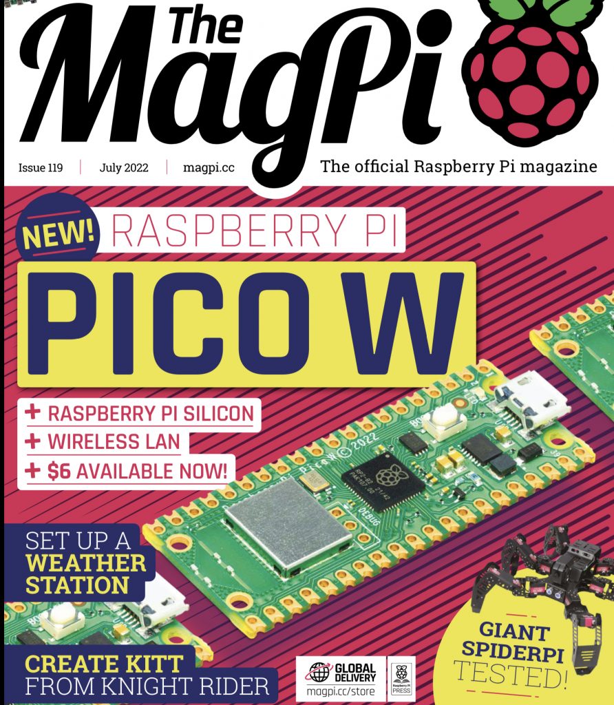 The MagPi #119 ออกแล้ว เนื้อหาเน้นๆ RASPBERRY PI PICO W บอร์ด MCU ใหม่ ...